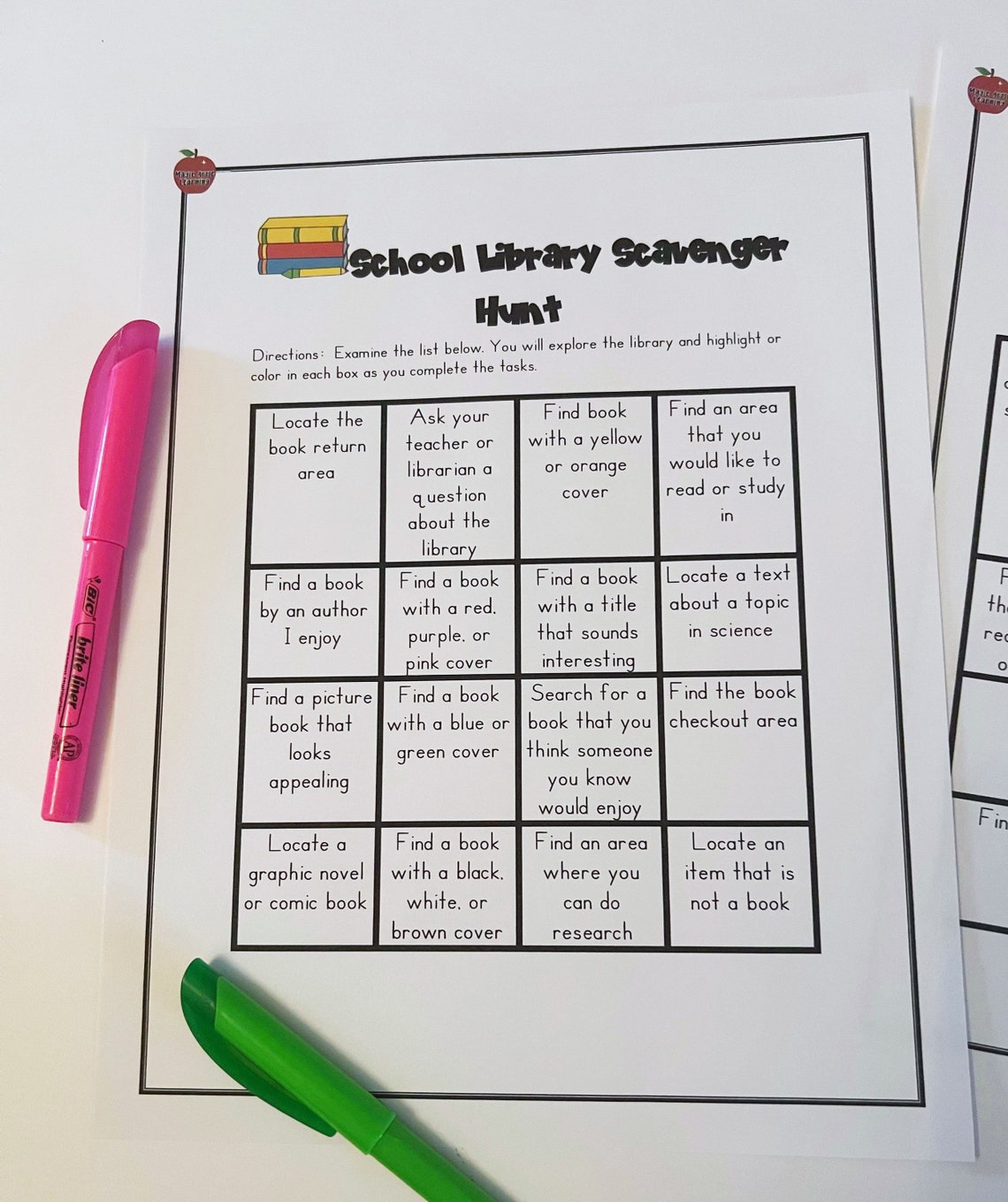 Library Activities, Learn About the Library, Reading and Library ...