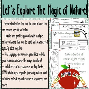 Exploring Nature, Nature Study Curriculum, Seasons, Exploring Outdoors ...