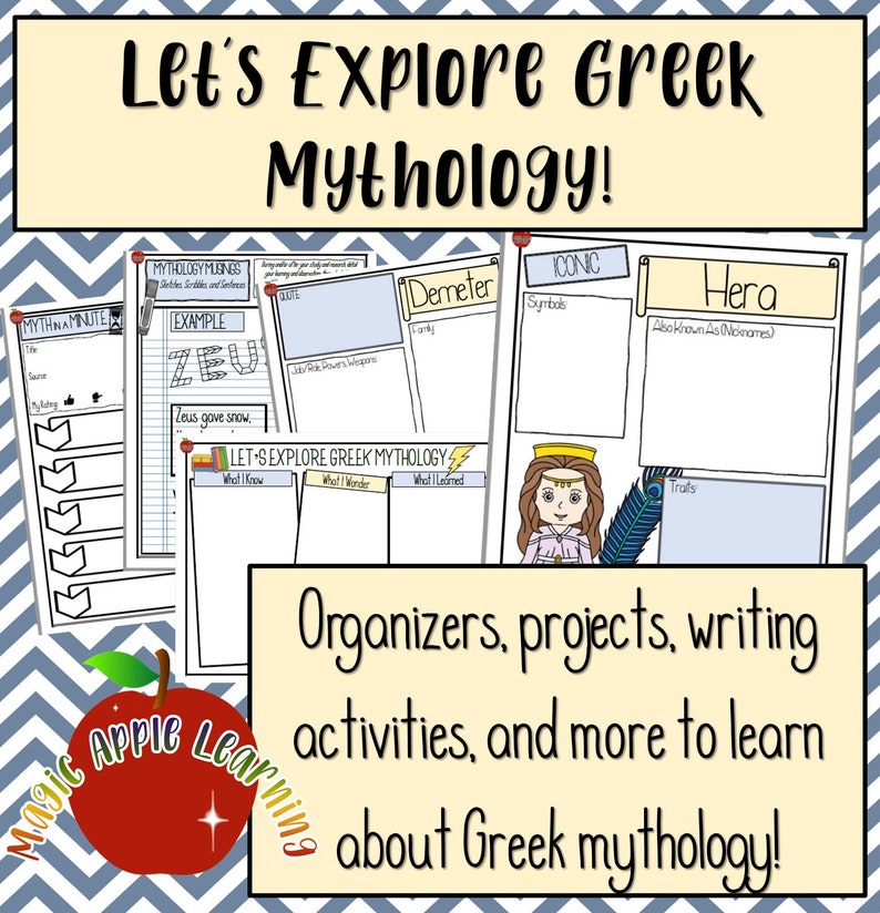 Explore Greek Mythology Introduction to Greek Mythology Homeschool ...