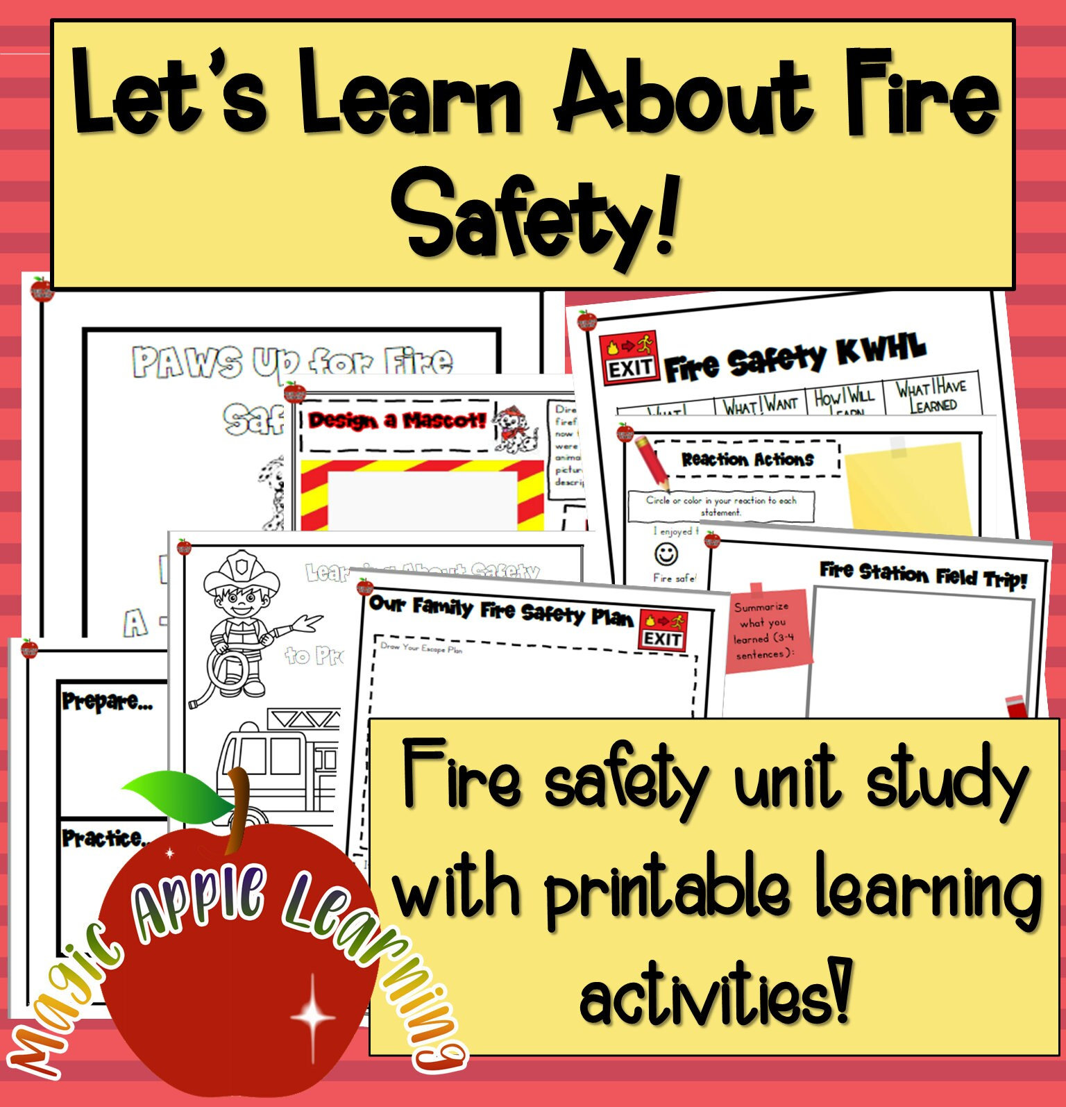 Fire Safety Poster Ideas For Children
