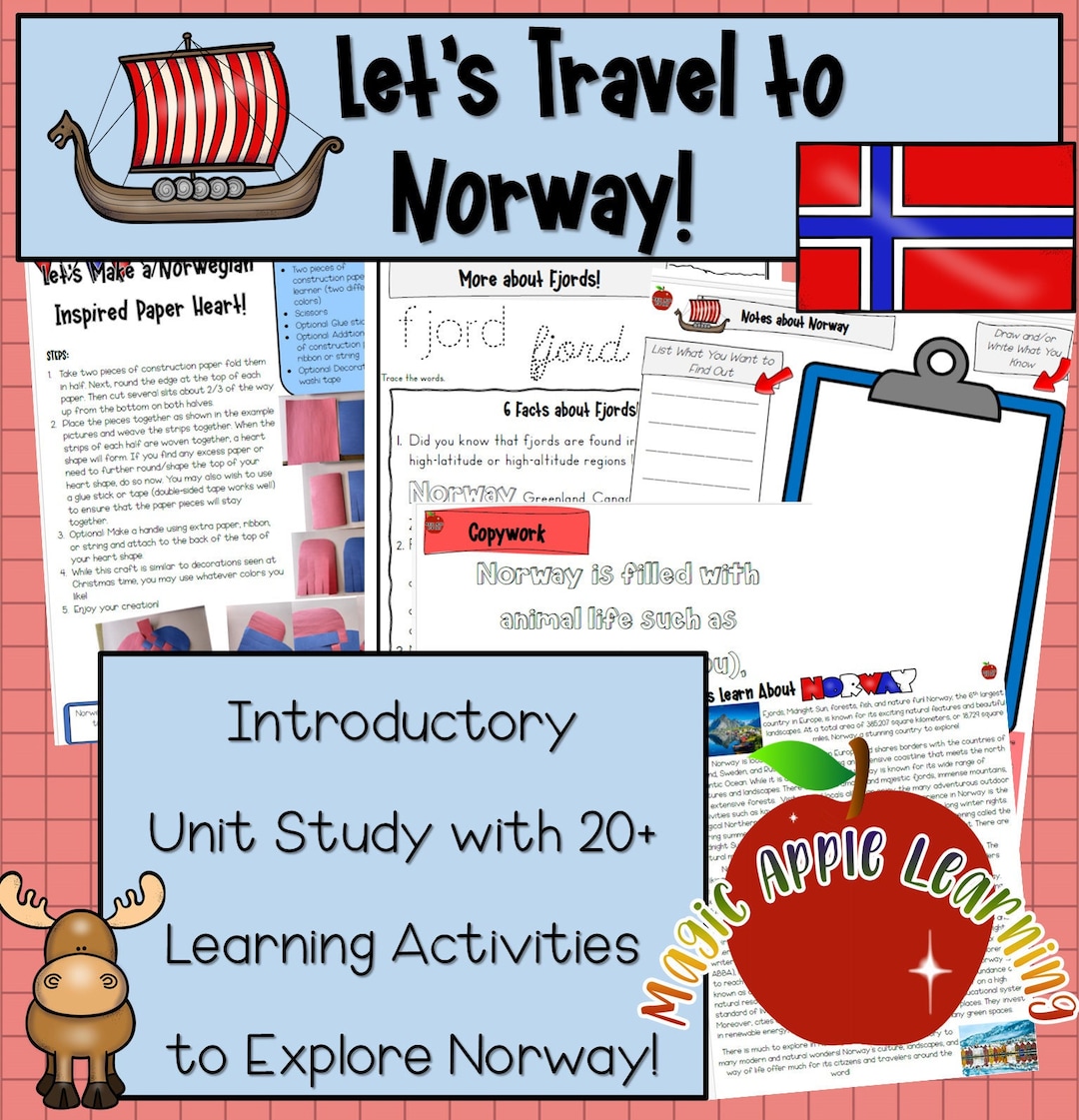 Norway Country Study, Around the World Learning Activities, Travel ...