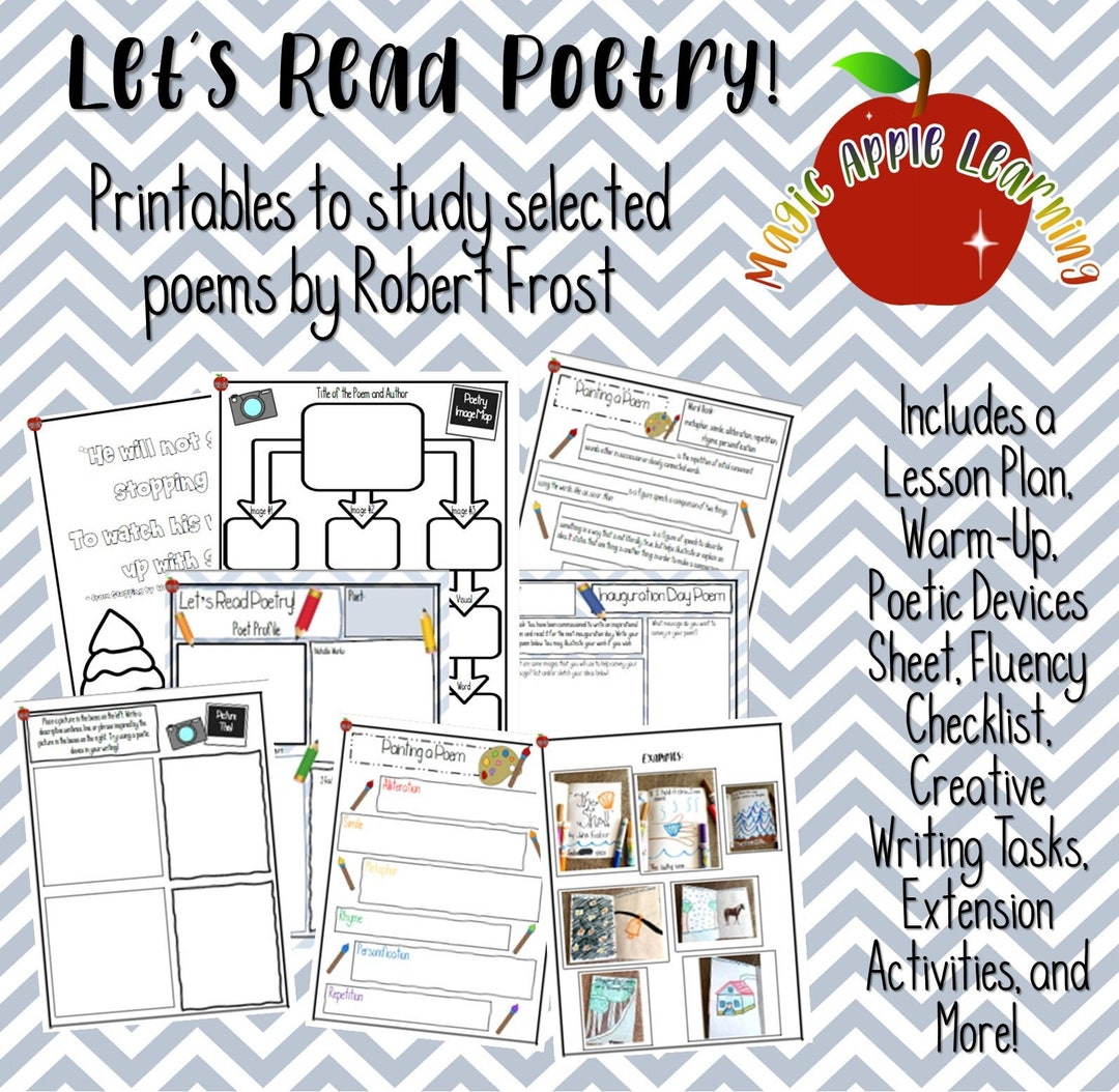Robert Frost Poetry Study, Biography Study, Poetry, Projects and ...