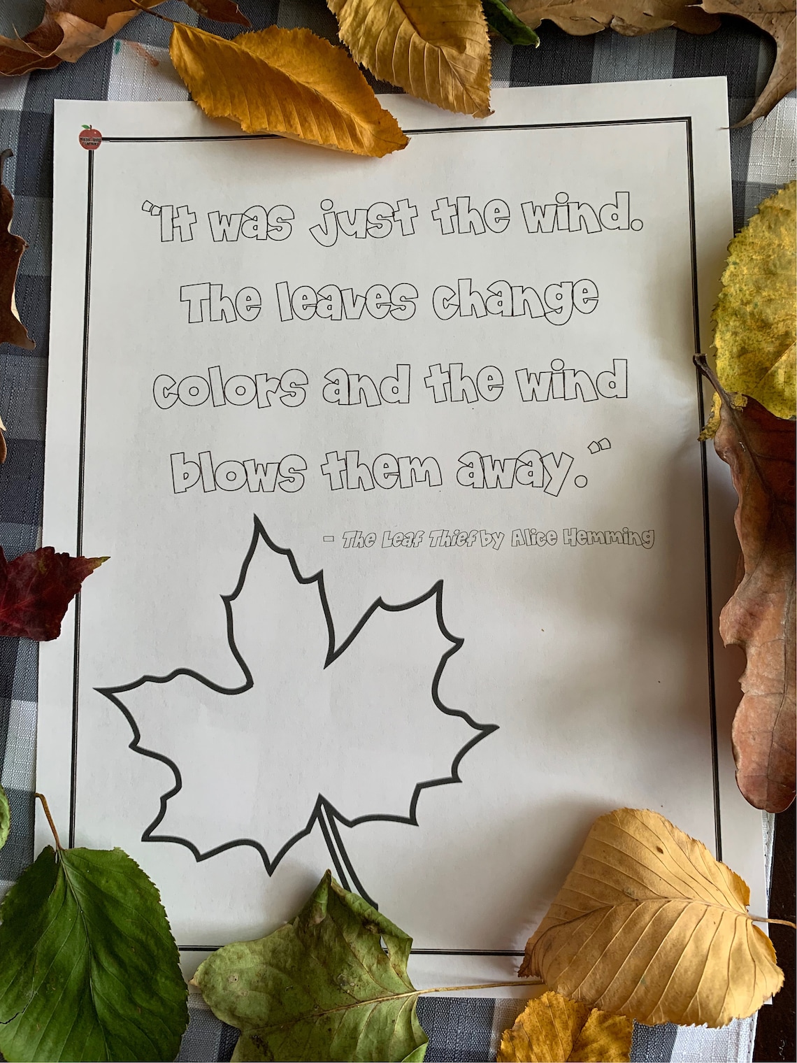 The Leaf Thief Book Companion, Fall Picture Book Study, Activities for ...