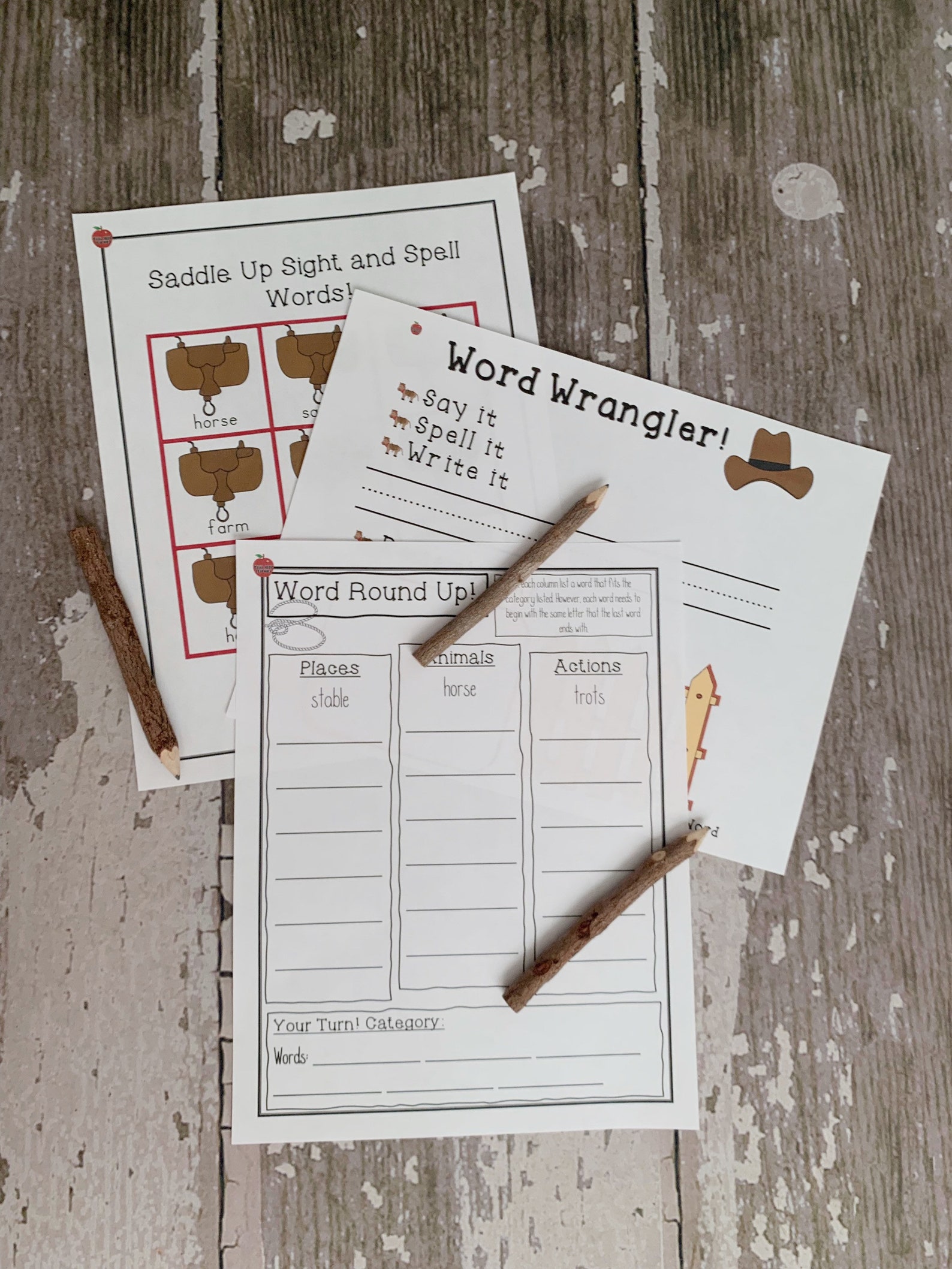 Learning About Horses Horse Activities Farm Animals Animal - Etsy