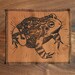 Toad Patch - Original Linocut Sew-on Patch - Etsy