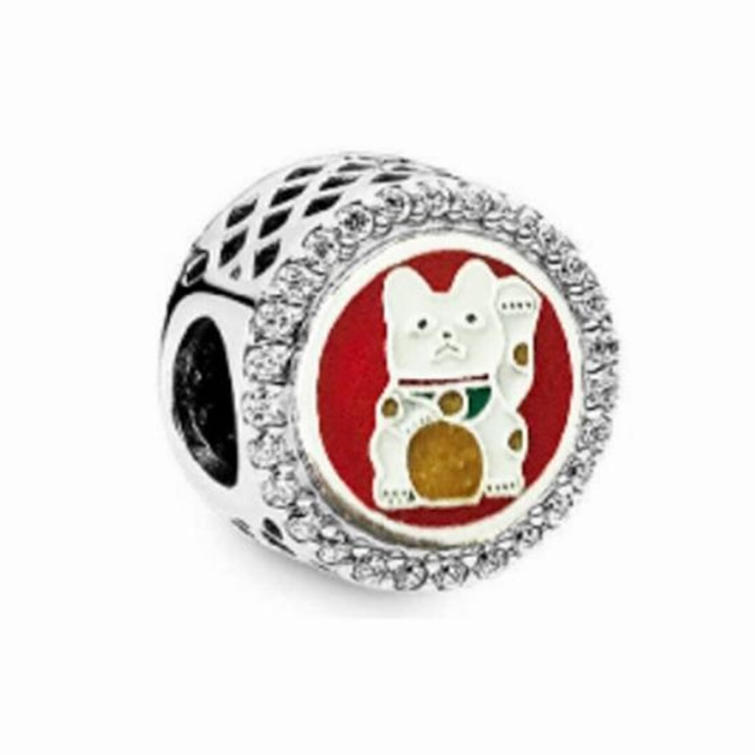Pandora Lucky Cat Double Sided Luck Charm - Etsy