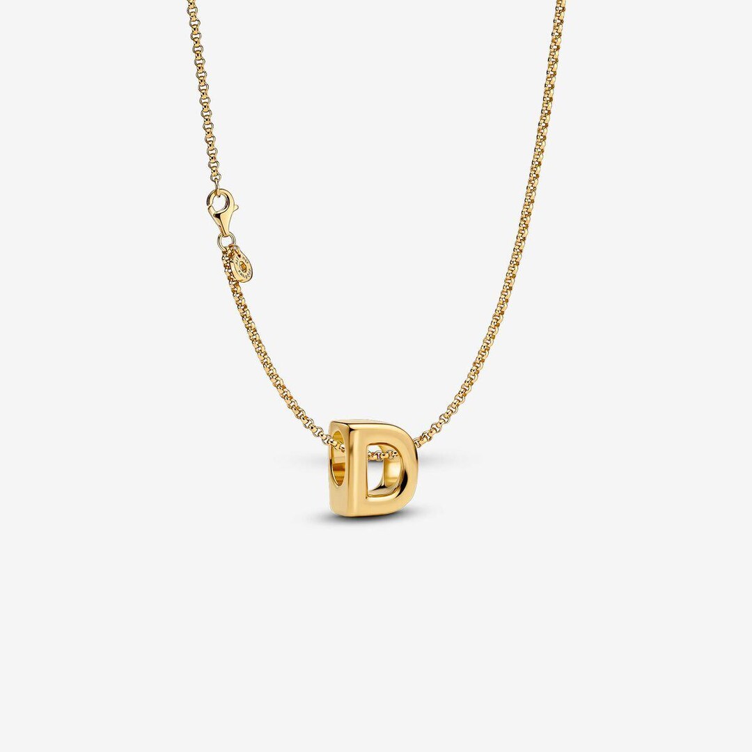 Pandora Letter D Charm Necklace - Etsy