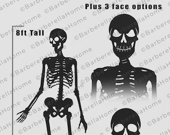 7.5ft Spooky Tree Template When Made. Printable Trace and Cut Halloween ...