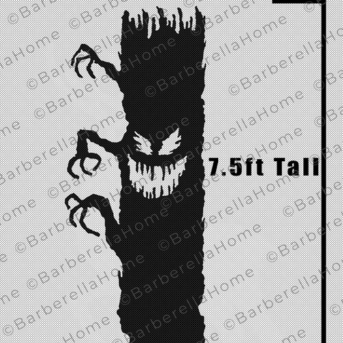 7.3ft Spooky Tree Template When Made. Printable Trace and Cut - Etsy
