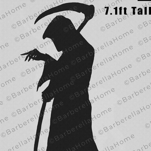 7.1ft Grim Reaper Template When Made. Printable Trace and Cut - Etsy UK
