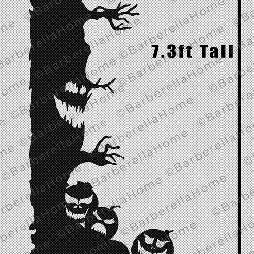 7.3ft Spooky Tree Template When Made. Printable Trace and Cut - Etsy