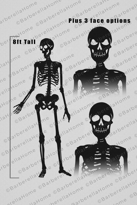 Human Skeleton Cut Out Template Amazon.com: 4pcs Halloween Skeleton