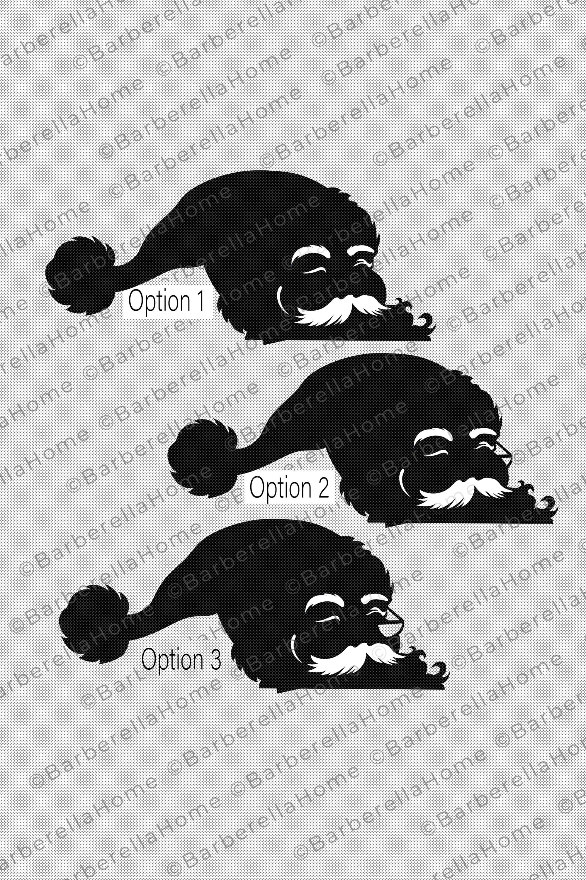 Life-size 6ft Waving Santa Clause Template When Made. Printable Trace ...