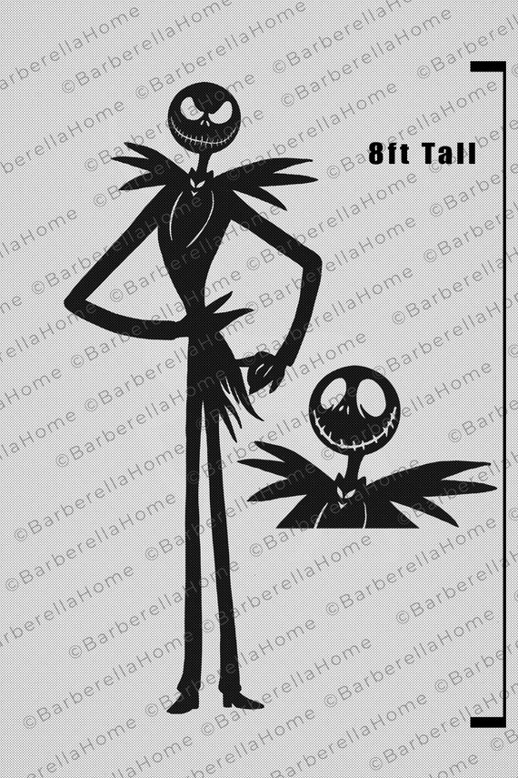 8ft Jack Template When Made. Printable Trace and Cut Halloween - Etsy