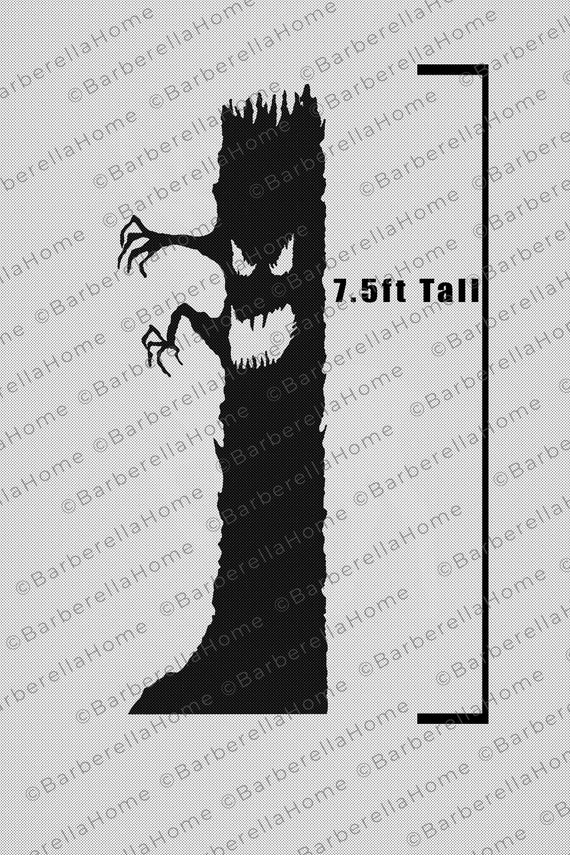 7.5ft Spooky Tree Template When Made. Printable Trace and Cut - Etsy