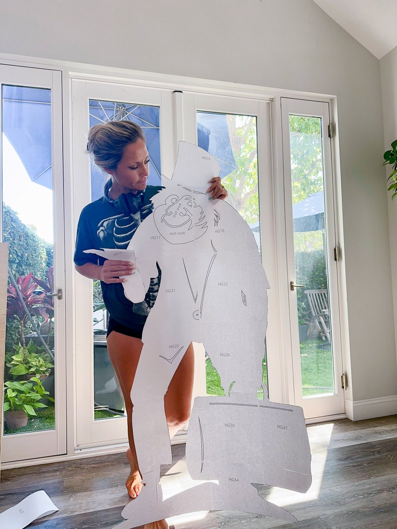 5.10 Ft Hitchhiking Ghost Trio Template When Made. Printable Trace and ...