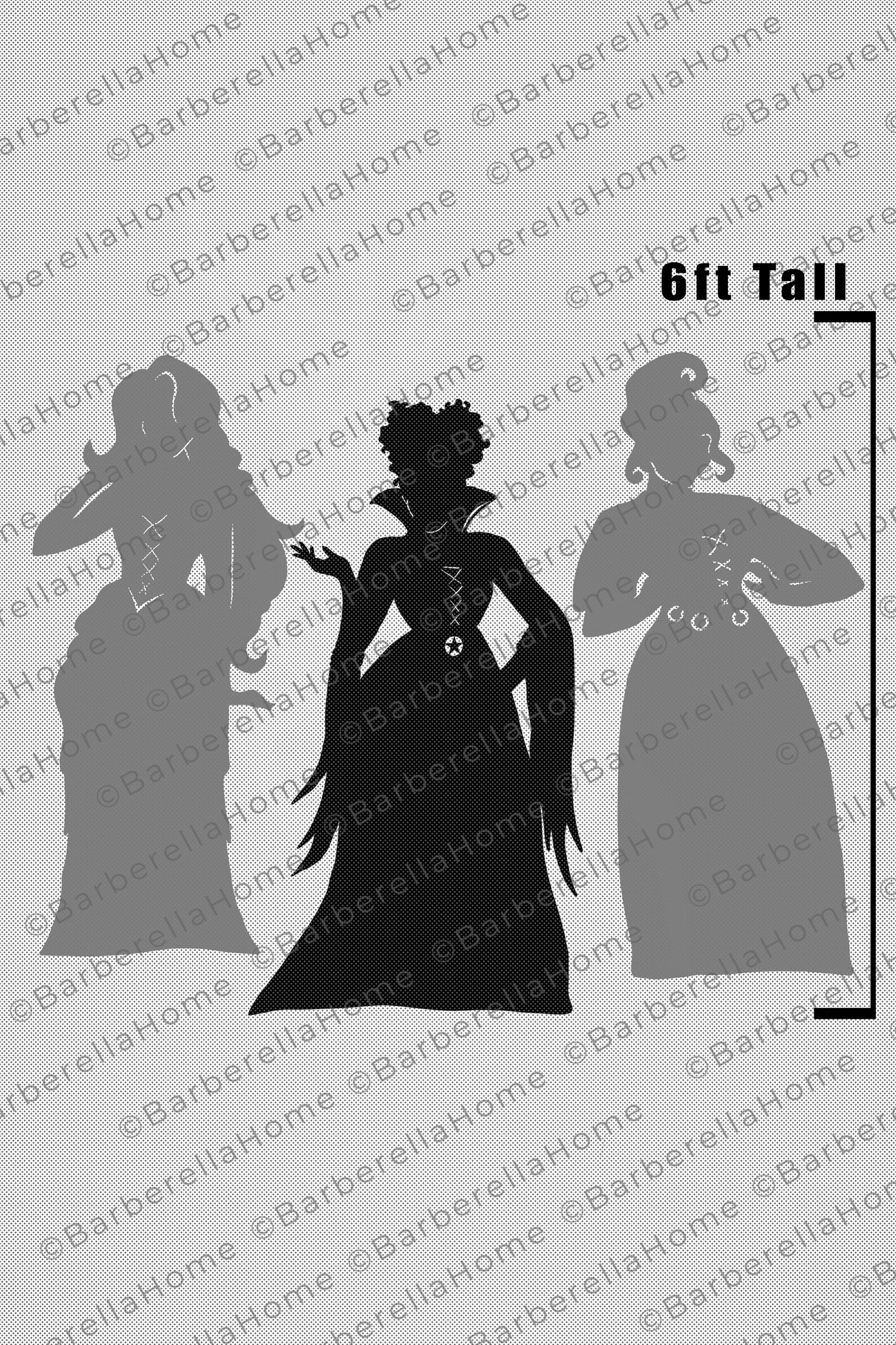 6ft Sanderson Sister/hocus Pocus Witches Template When Made. Printable ...