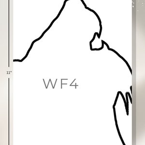 8ft Headless Horseman Template When Made. Printable Trace and Cut ...