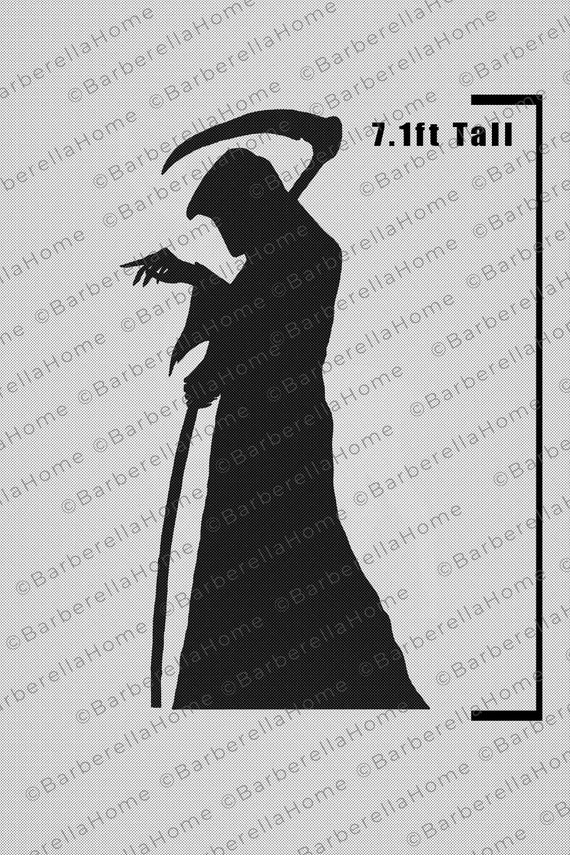 Grim Reaper Stencil
