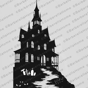 12ft Haunted House Template When Made. Printable Trace and Cut ...