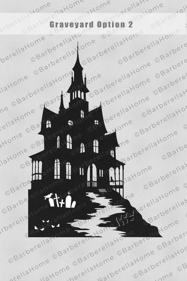 12ft Haunted House Template When Made. Printable Trace and Cut ...