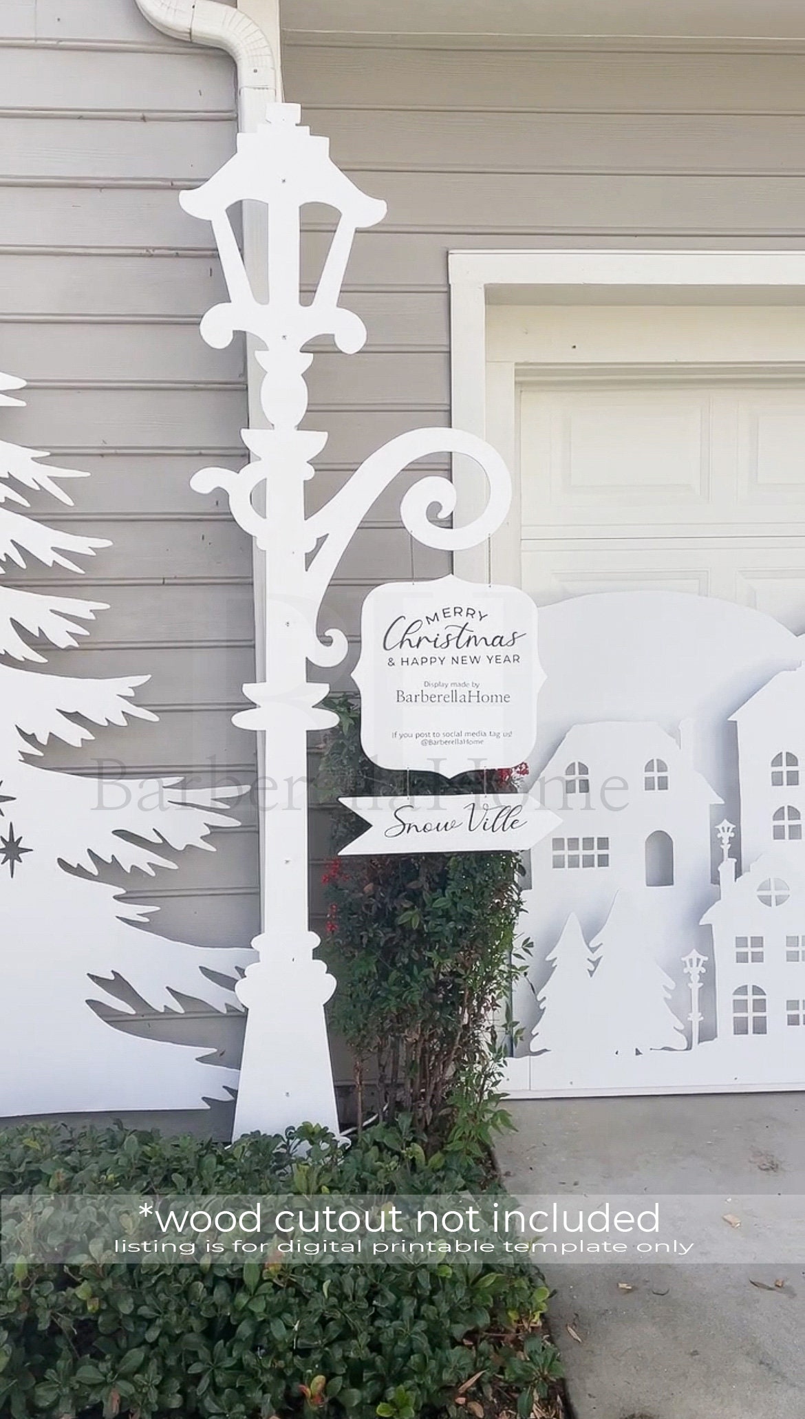 8ft Street Lantern Template When Made. Printable Trace and Cut ...