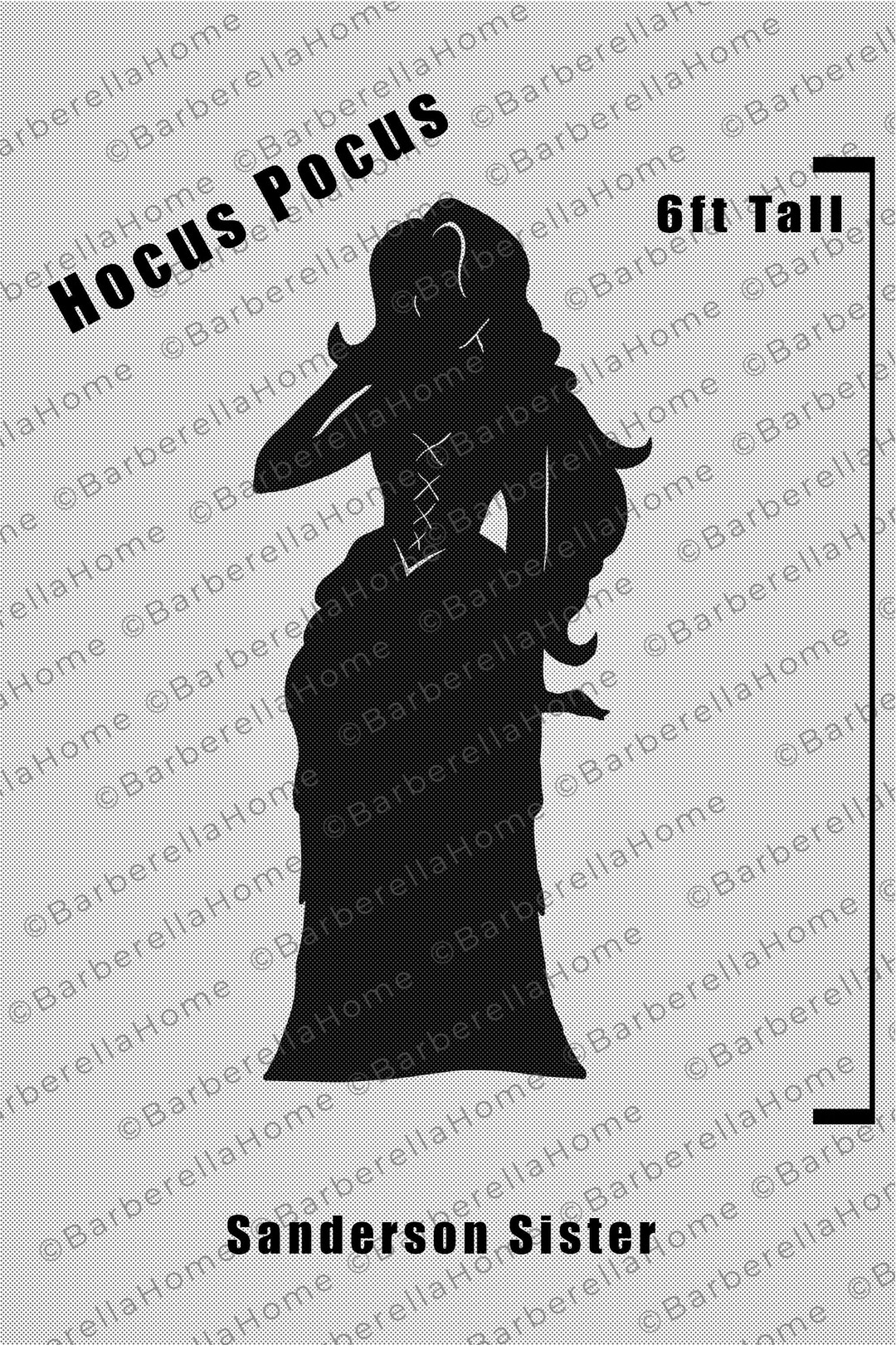 6ft Sanderson Sister/hocus Pocus Witches Template When Made. Printable ...