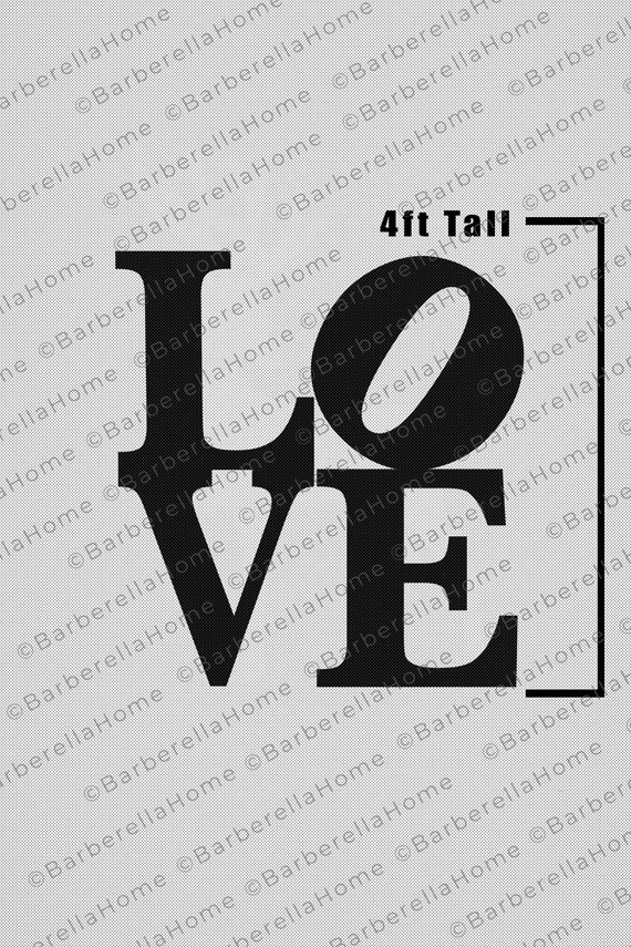 Printable Love Stencils