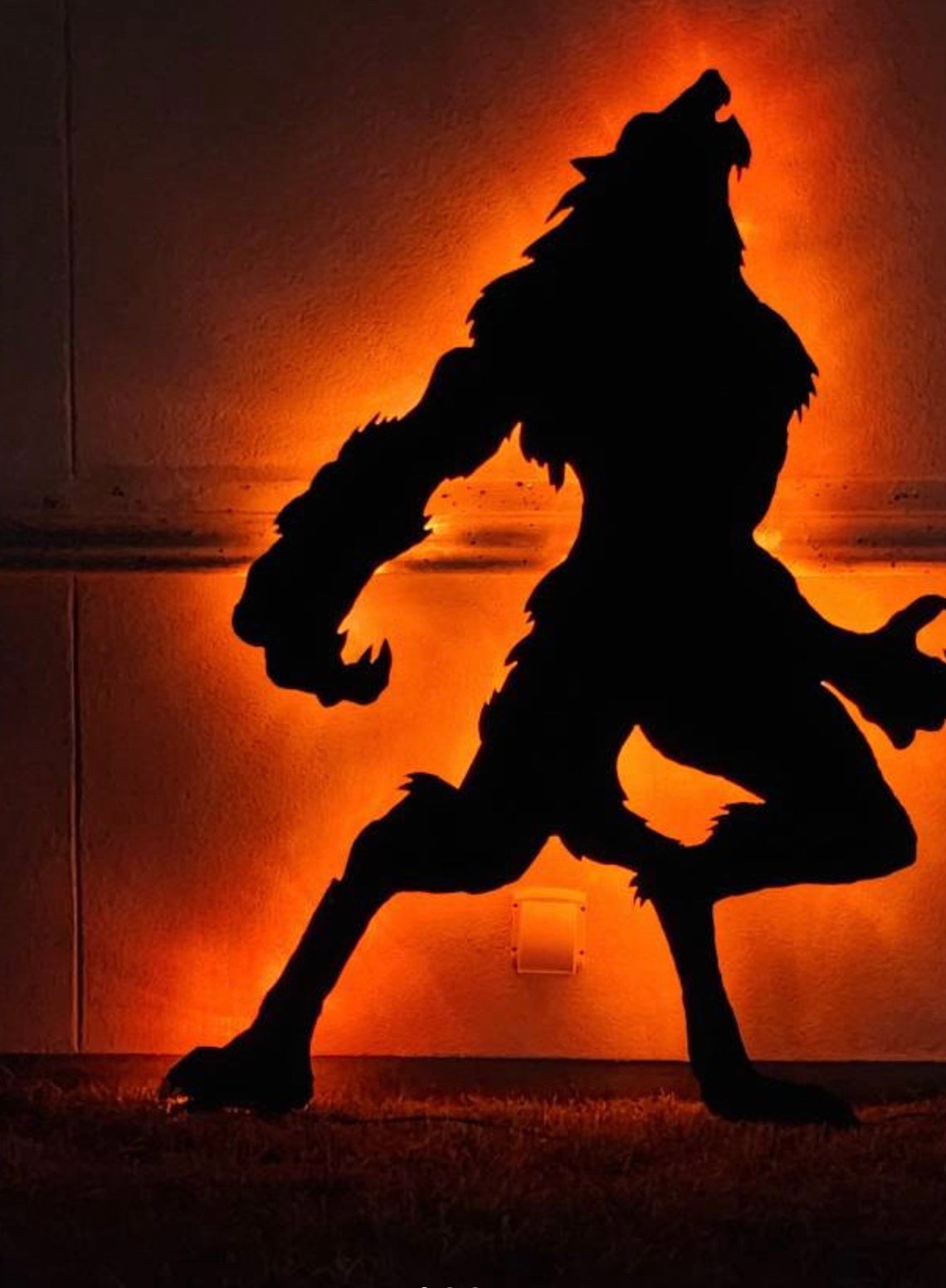 8ft Werewolf Template When Made. Printable Trace and Cut - Etsy