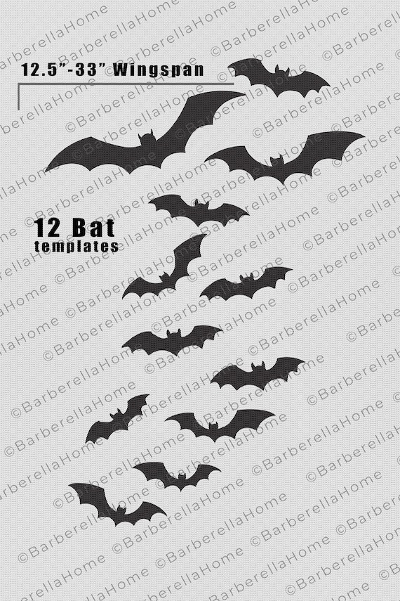 Halloween Bat Cut Out Templates