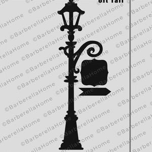 6ft Street Lantern Template When Made. Printable Trace and Cut ...