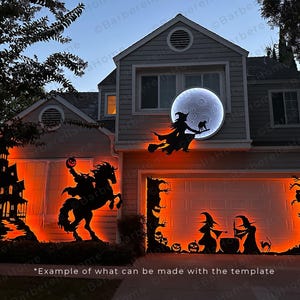 12ft Haunted House Template When Made. Printable Trace and Cut ...