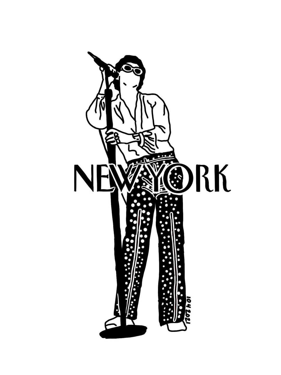 New York City Night 2 Harry Styles Decal - Etsy
