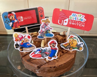 Nintendo Switch Cake Topper | Etsy UK