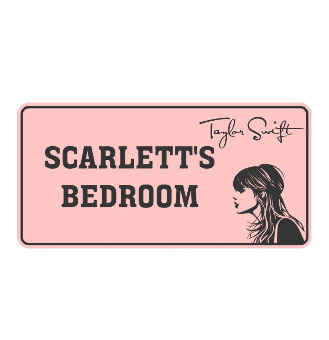 Bedroom Door Sign Personalised Taylor Swift Toy Story Peppa Pig - Etsy