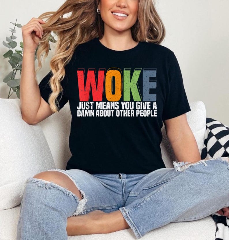 Woke Just Means You Give A Damn About Other People T-shirt, Pride ...