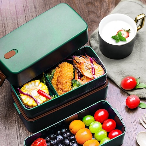 Handmade Japanese Double Layer Bento Box Set Wooden Bento - Etsy