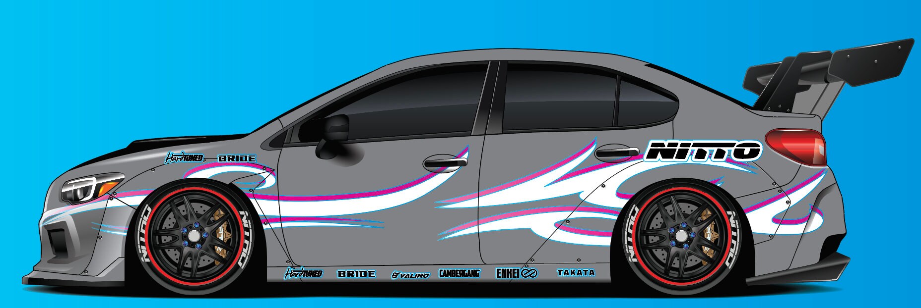 1/10 Scale RC Drift Livery Kit Tribal Livery 13 - Etsy