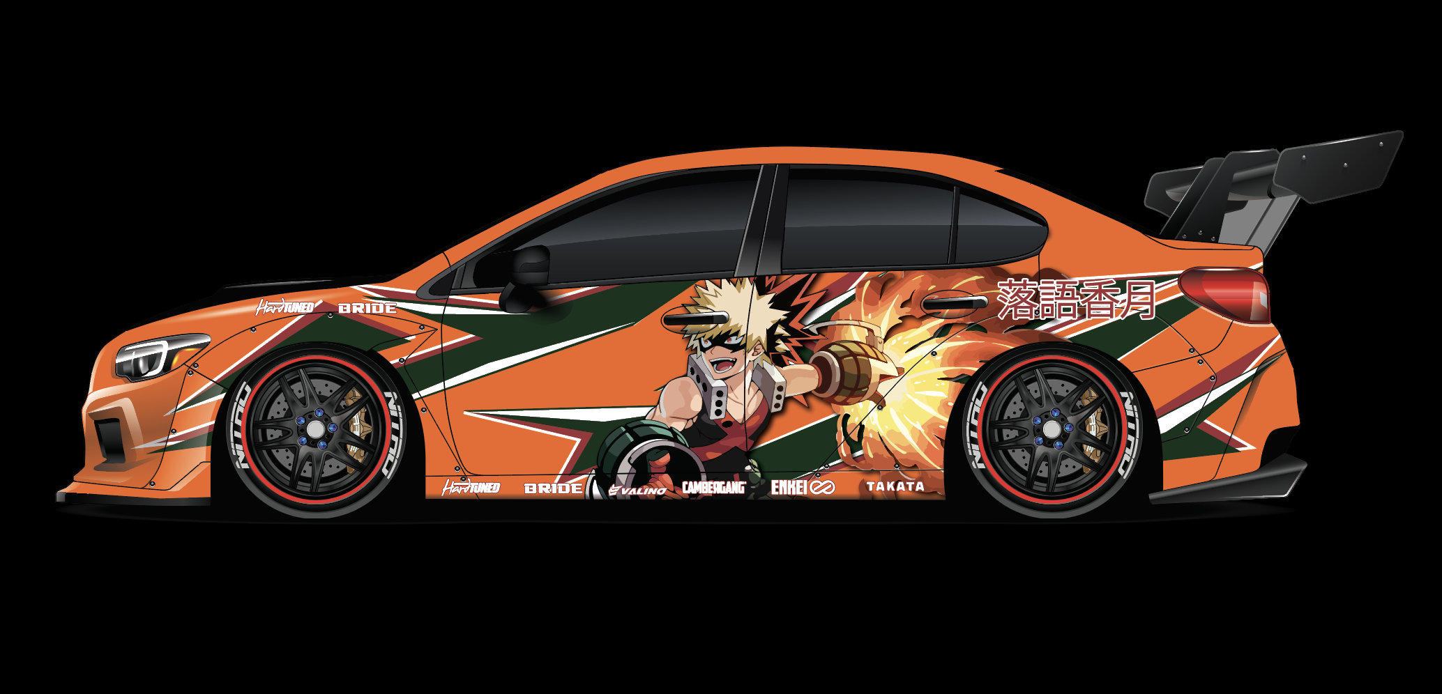 1/10 and 1/24 Scale RC Drift Livery Kit - Bakugo - Etsy