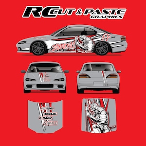 1/10 and 1/24 Scale RC Drift Livery Kit - Samurai 2 - Etsy UK