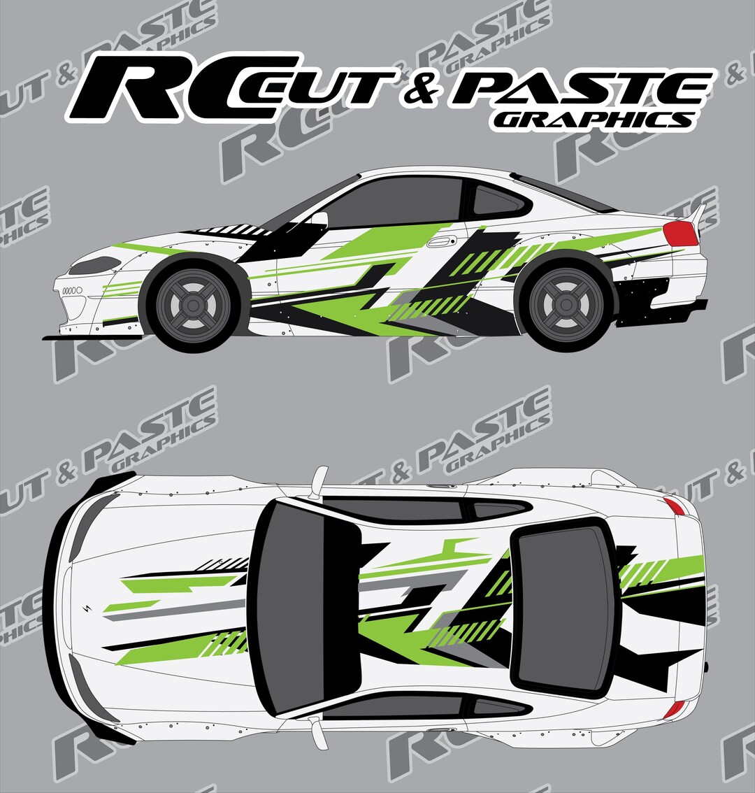 1/10 and 1/24 Scale RC Drift Livery - Kit 12 - Etsy