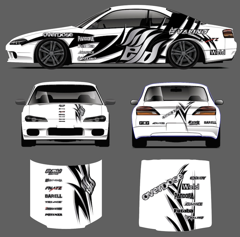 1/10 Scale RC Drift Livery Kit -weld Livery - Etsy