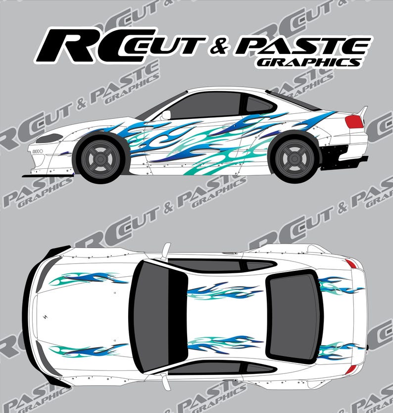 1/10 Scale RC Drift Livery - Kit 3 - Etsy
