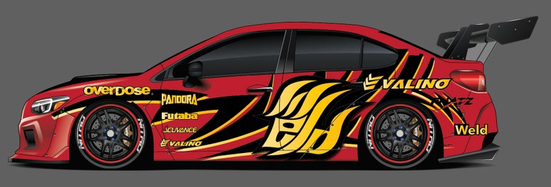 1/10 Scale RC Drift Livery Kit -weld Livery - Etsy