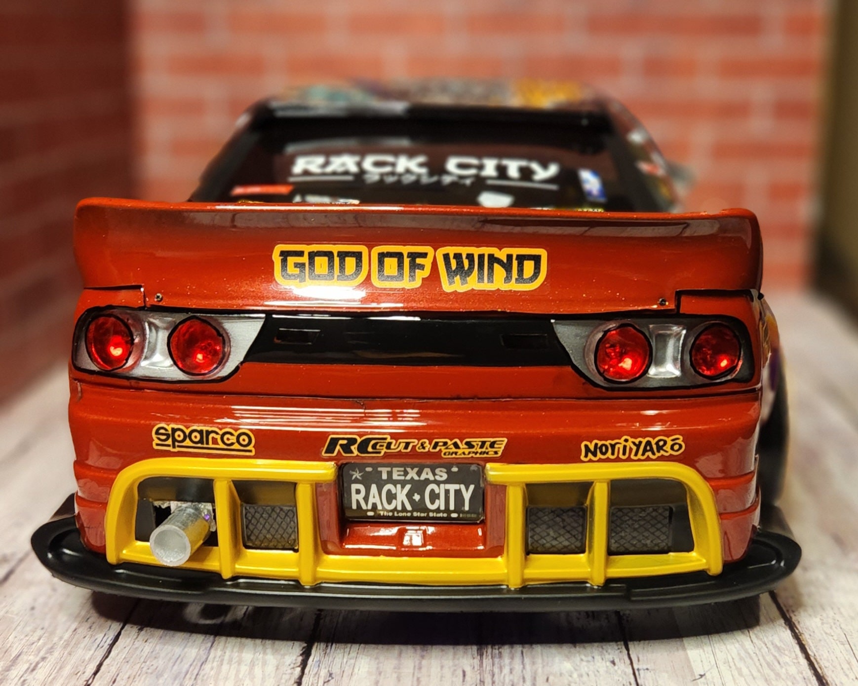 1/10 Scale RC Drift Livery Kit Fujin Wind God Livery - Etsy