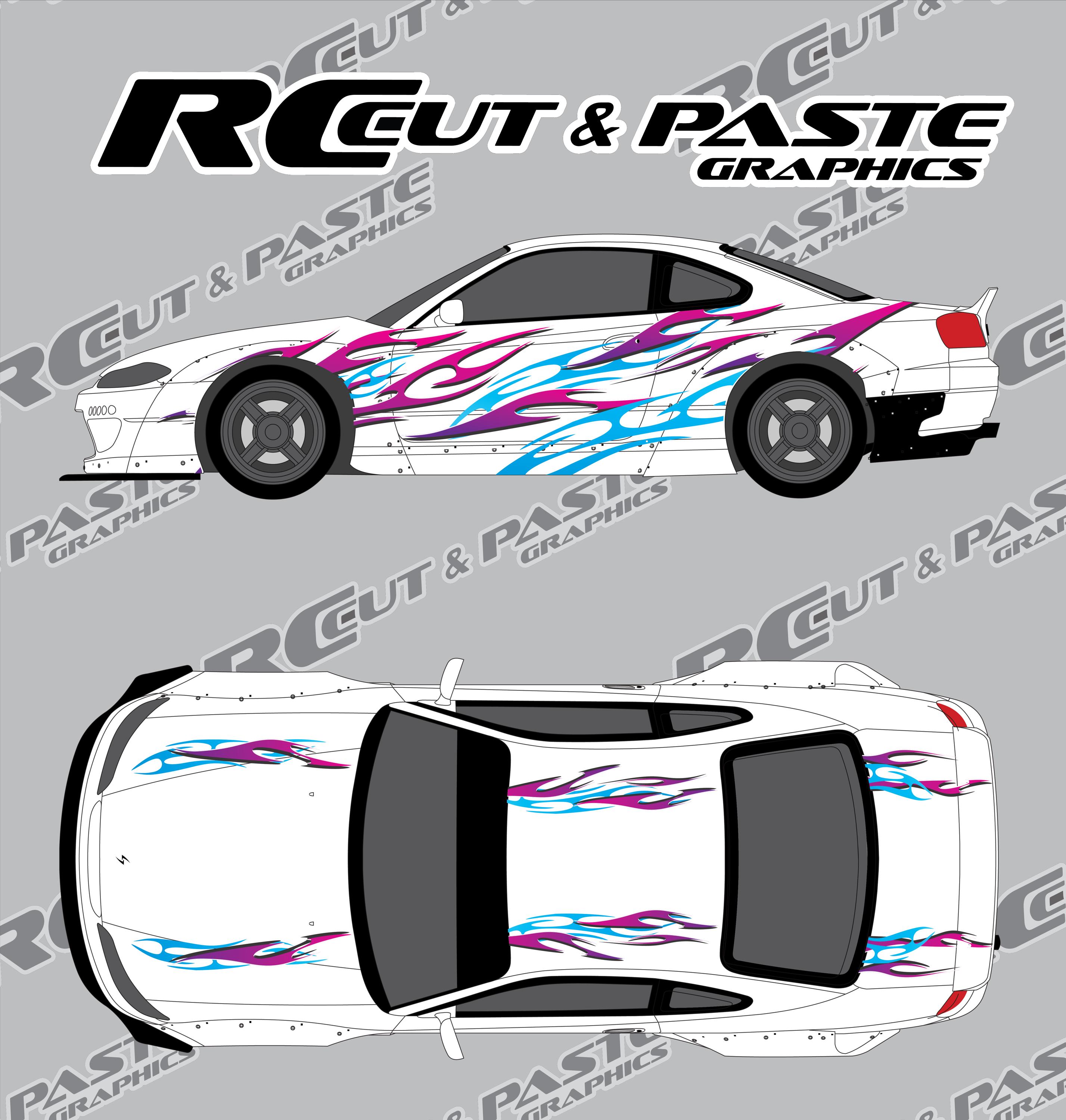 1/10 Scale RC Drift Livery - Kit 3 - Etsy