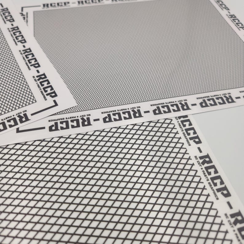 RC Scaled Grill Mesh Sticker - Etsy