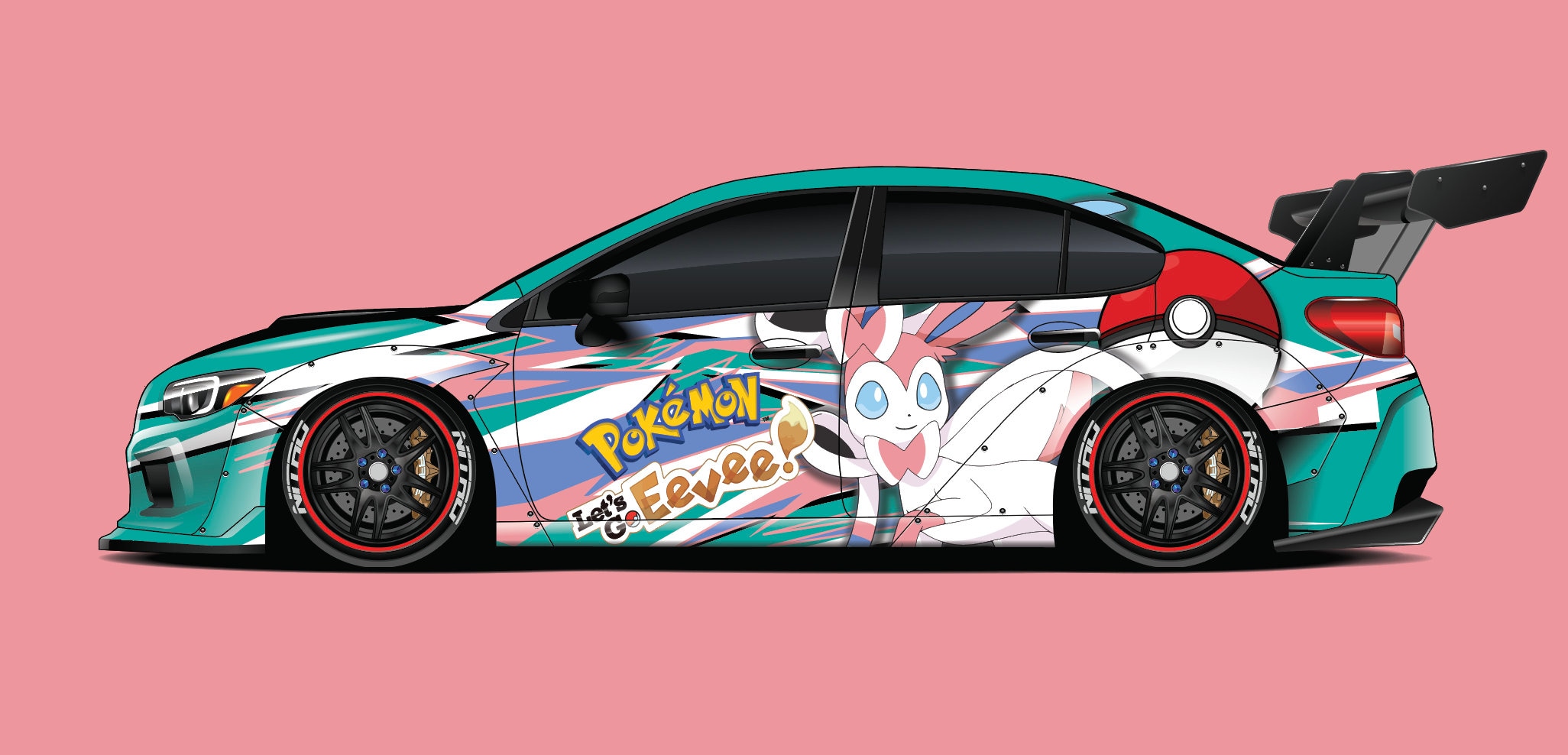 1/10 and 1/24 Scale RC Drift Livery Kit - Evee - Etsy