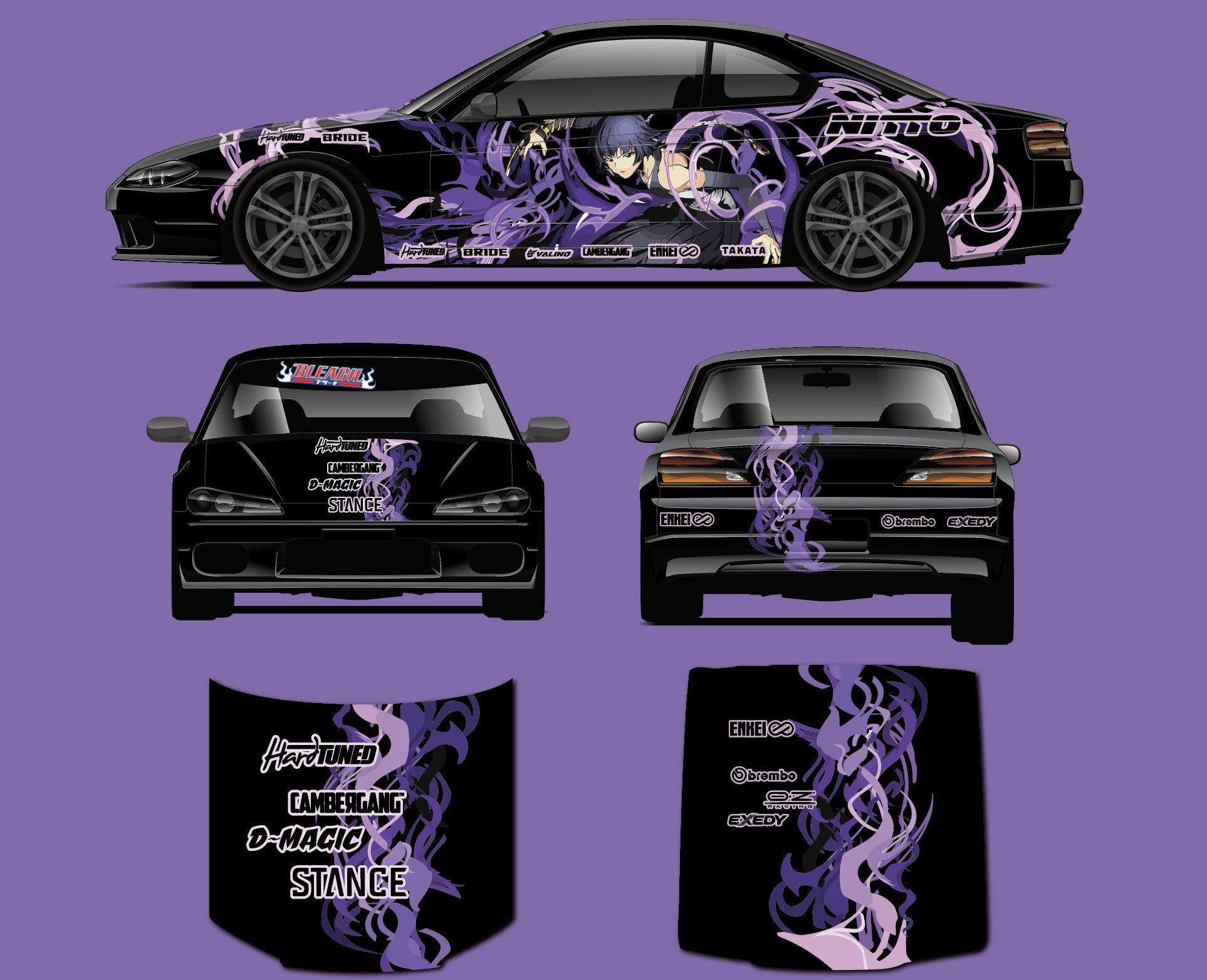 1/10 and 1/24 Scale RC Drift Livery Kit Soifon - Etsy