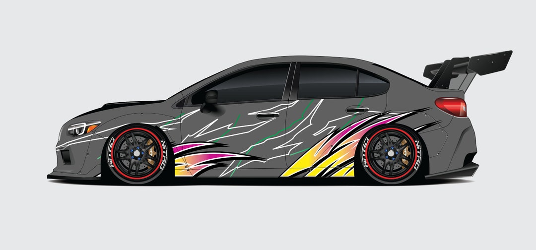 1/10 and 1/24 Scale RC Drift Livery Kit Tribal Livery 17 - Etsy